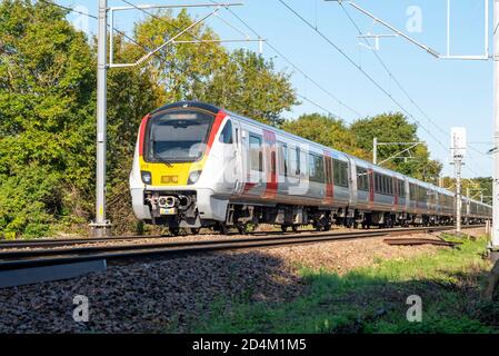 British Rail Class 720 Aventra of Greater Anglia train passing ...