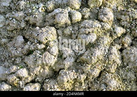 Natural chalk stones background. Chalk is a soft, white, porous ...