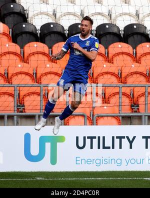 Ipswich Town's Luke Chambers celebrates scoring his side's first goal ...