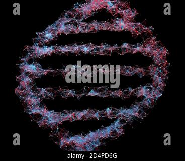 Ribonucleic acid strands, illustration Stock Photo - Alamy