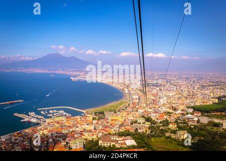 Funicular, Mount Vesuvius, Italy Stock Photo - Alamy