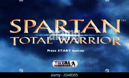 Spartan Total Warrior - Sony Playstation 2 PS2 - Editorial use only ...