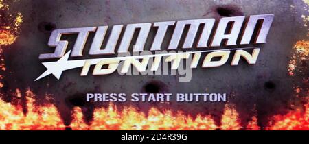 Stuntman Ignition - Sony Playstation 2 PS2 - Editorial use only Stock ...