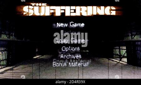 The Suffering - Sony Playstation 2 PS2 - Editorial use only Stock Photo ...