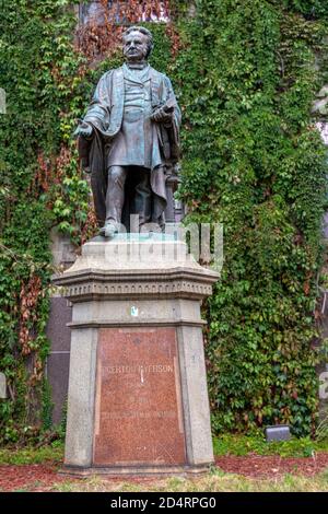 Egerton Ryerson Statue Sculpture, Toronto, Canada Stock Photo - Alamy