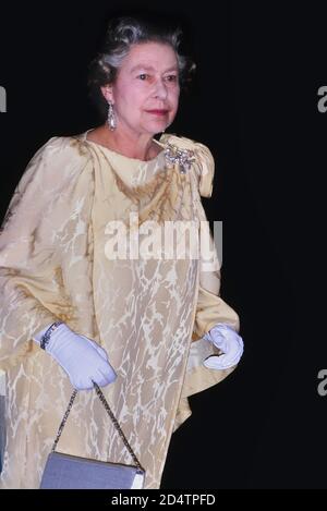 HM The Queen attending the Royal Windsor horse show in Berkshire ...