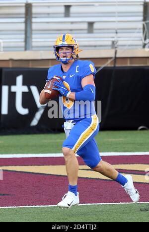 Pittsburgh Panthers quarterback Kenny Pickett (8) during the ACC ...