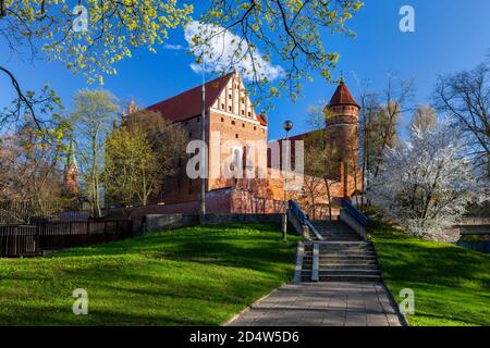 Olsztyn, gothic castle, Poland Stock Photo - Alamy