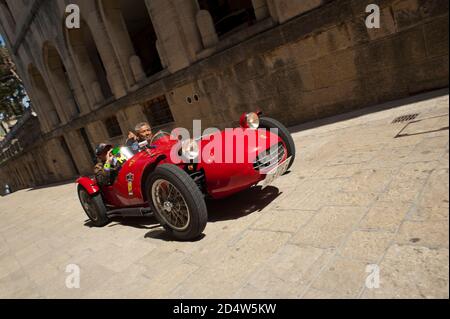 san marino, italy, 18 may 2012, mille miglia rally for historic cars ...