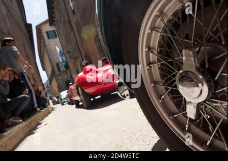 san marino, italy, 18 may 2012, mille miglia rally for historic cars ...