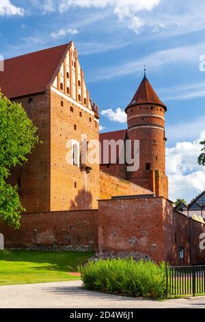 Olsztyn, gothic castle, Poland Stock Photo - Alamy