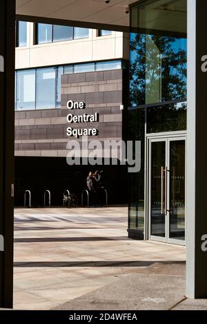 Central Square development in Cardiff City Centre, Wales UK KATHY ...