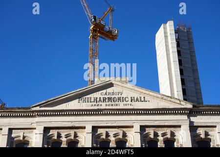 The Philharmonic Hall, Cardiff, South Wales Stock Photo - Alamy