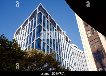Construction and redevelopment in Cardiff city centre, South Wales ...