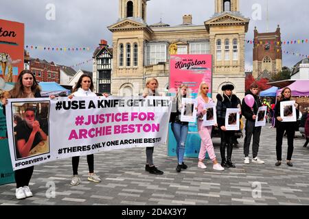 After a manslaughter verdict is reached the friends and family of knife ...