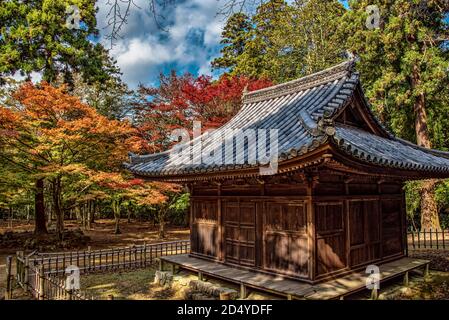 Shoshazan Engyoji temple of the Tendai sect, Himeji, Japan. Film ...