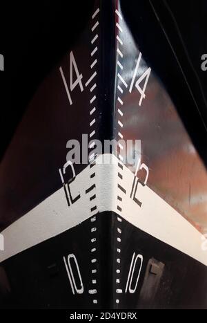load line markings on a ship Stock Photo - Alamy