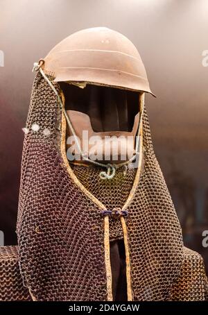 Original medieval japanese samurai armor (yoroi) in the museum Stock ...