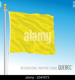 Vector illustration. International maritime signal flags. Letters and ...