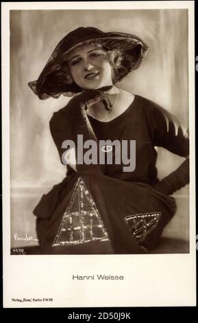 Schauspielerin Hanni Weisse, Ross Verlag, 4062 1 | usage worldwide ...