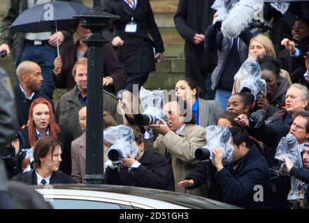 The Batman filming resumes in Liverpool Stock Photo - Alamy