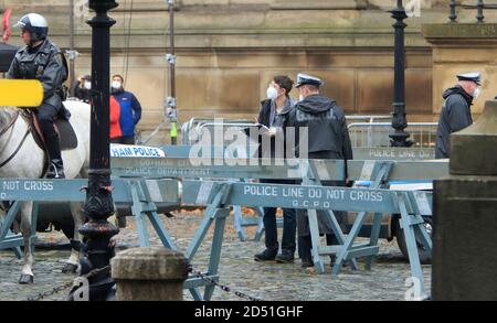 The Batman filming resumes in Liverpool Stock Photo - Alamy
