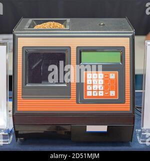 Grains Analysis Testing Computer Equipment for Agriculture Stock Photo ...