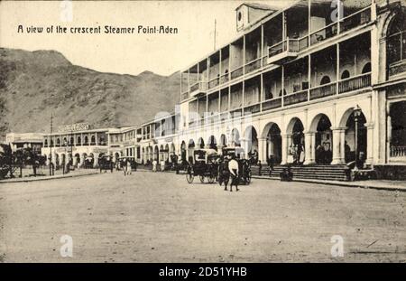 Crescent Hotel, Steamer Point, Aden Stock Photo - Alamy
