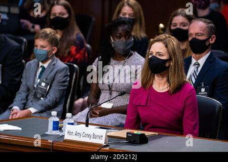 WASHINGTON, DC ? OCTOBER 12, 2020: United States Senator Amy Klobuchar ...