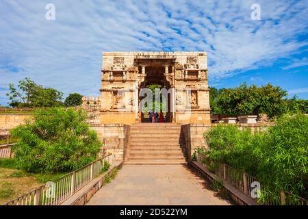 Temple gate in Chittor Fort in Chittorgarh city, Rajasthan state of ...