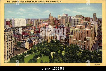 Philadelphia Pennsylvania, Rittenhouse Square | usage worldwide Stock ...