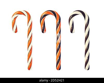 Halloween candy cane Stock Photo - Alamy