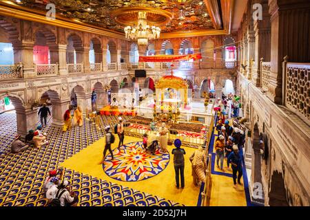 Interior Of The Gurdwara Bangla Sahib, Is The Main Sikh Temple In India ...