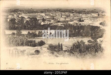 Blida Algerien, Vue générale, Totalansicht der Stadt | usage worldwide Stock Photo - Alamy