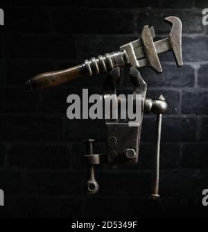 grey steel metal texture useful as a background Stock Photo - Alamy