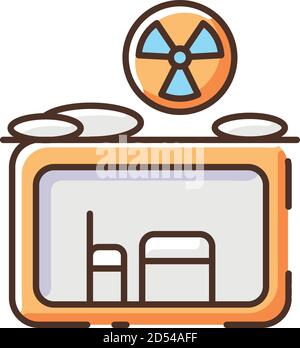 Fallout shelter linear icon Stock Vector Image & Art - Alamy