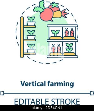 Vertical farming concept icon Stock Vector Image & Art - Alamy