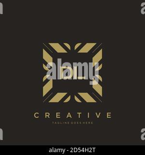 DL initial letter logo template vector icon design Stock Vector Image ...