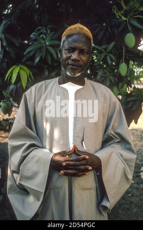 Odienne, Cote d'Ivoire, Ivory Coast, West Africa. Food Cooking over a ...