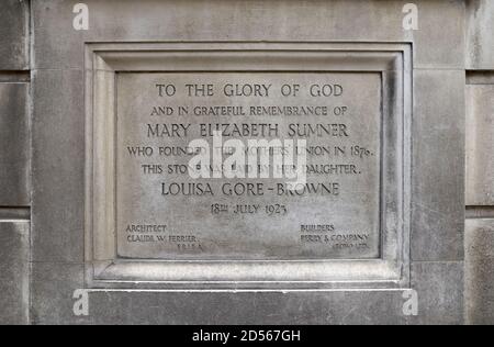 Mothers' Union Mary Sumner House and Shop, Tufton Street, London ...