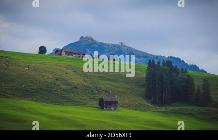 small alm houses Stock Photo - Alamy