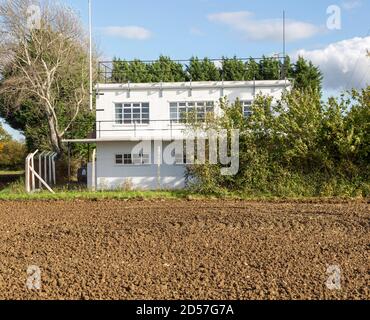 Control tower built 1942 former RAF station Hadstock Little Walden ...