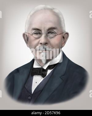 Wilhelm Johannsen 1857-1927 Danish Botanist Stock Photo - Alamy