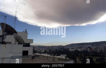 Ecuador, Pichincha, Quito, Major Explosion of Guagua Pichincha Volcano ...