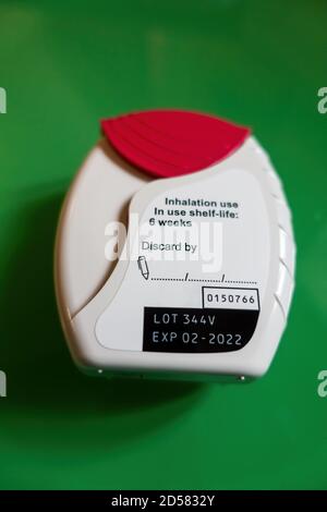 Umeclidinium Vilanterol inhaler for metered powder measured dose Stock ...