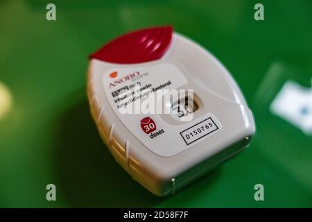 Umeclidinium Vilanterol inhaler for metered powder measured dose Stock ...