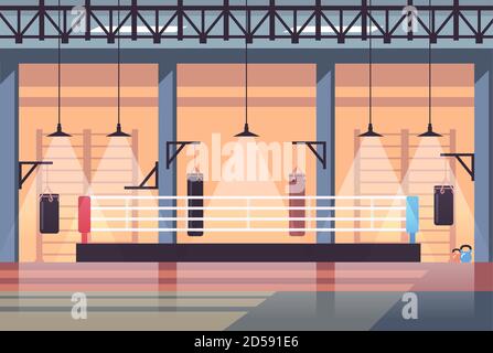Boxing abstract concept vector illustration. Martial arts, combat sport ...