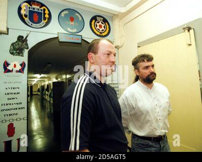 Sam McCrory and Michael Stone Loyalist Prisoner Jan 1998 in the Maze ...