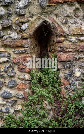Norfolk Brick and Flint Close-up Showing the Structure, Pattern and ...