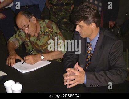Lieutenant General Sir Michael Jackson after receiving the ...